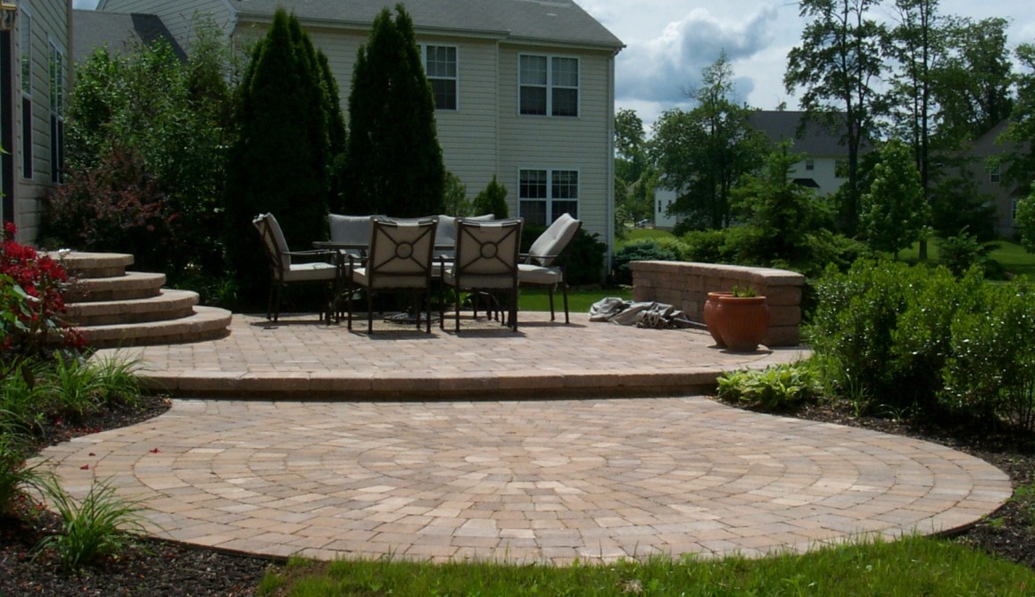 New Multi-level Backyard Patio | Nickett Landscaping