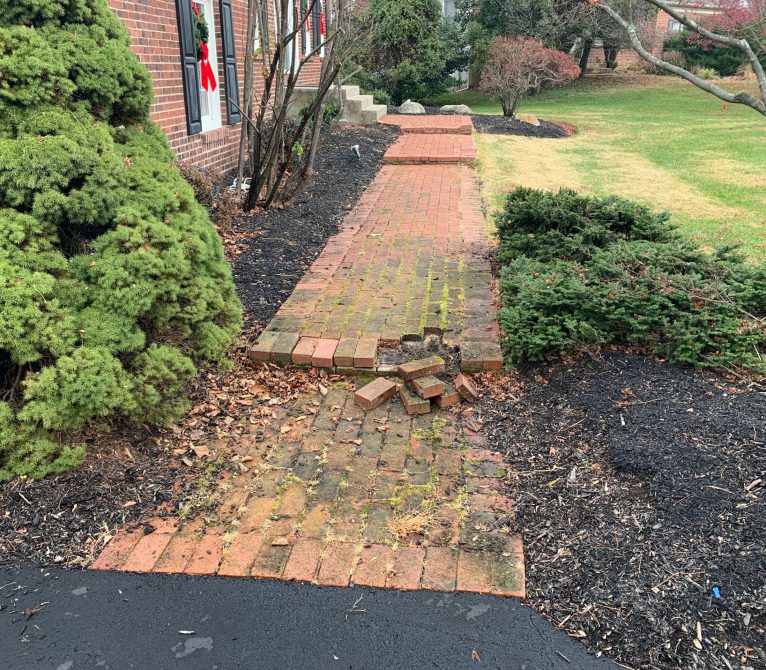Walkway Restoration – Before and After | Nickett Landscaping